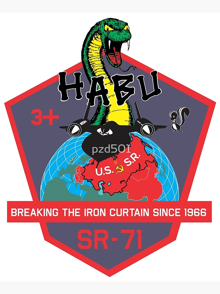 "SR-71 Habu Breaking the Iron Curttain - Red Patch - Clean Style ...