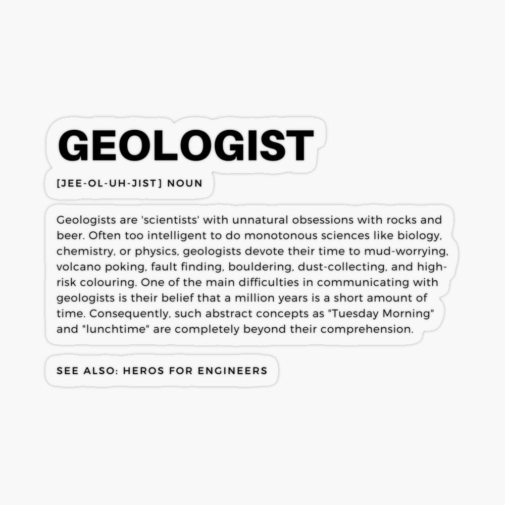 Geologists Meaning