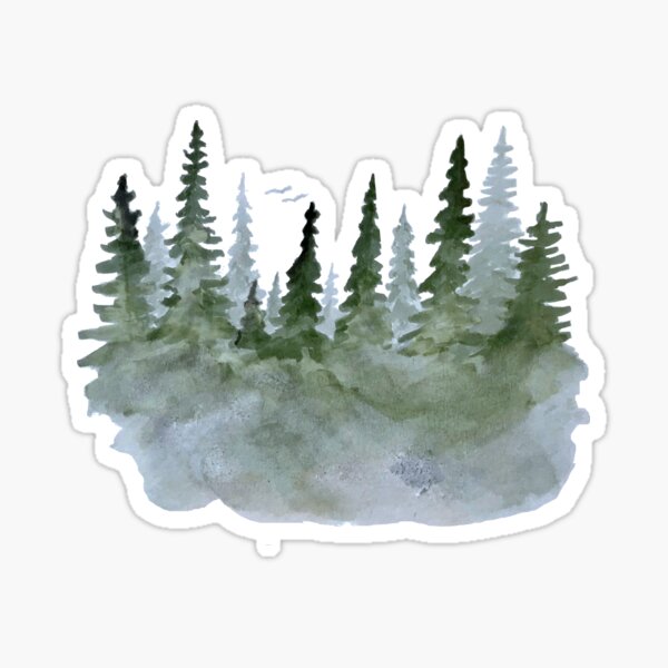 "Forest Canopy Landscape" Sticker for Sale by Rjb298 | Redbubble