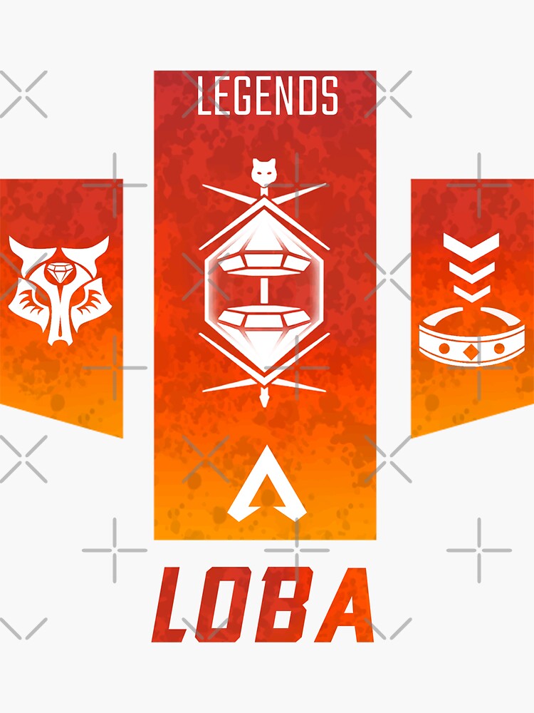 "Apex Legend: Loba Banner" Sticker for Sale by spacerangershop | Redbubble