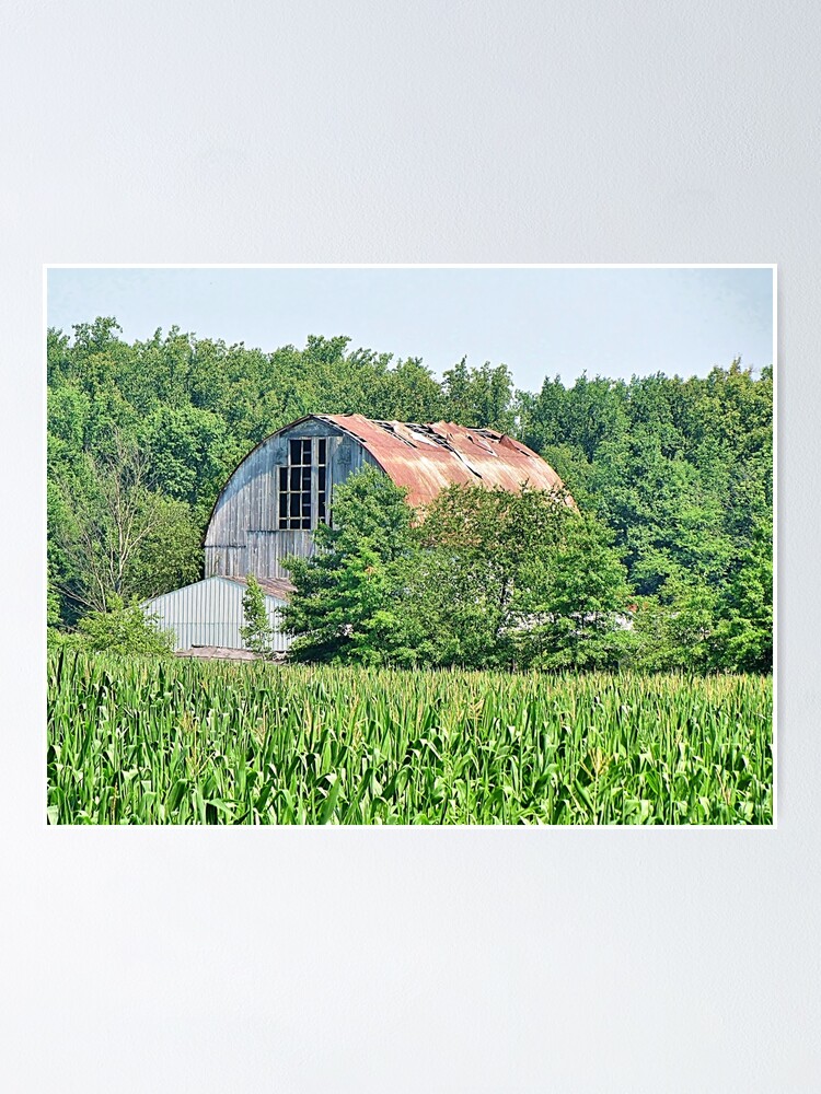 "Ragged Roof" Poster by MonnieR | Redbubble