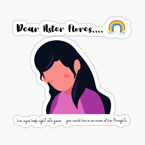 "The Half of It - Dear Aster " Sticker for Sale by MissyFarni | Redbubble