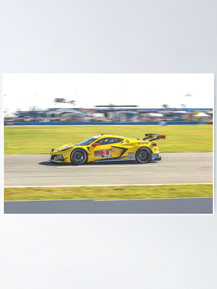 "Corvette Racing C8R" Poster for Sale by BTMGraphix | Redbubble