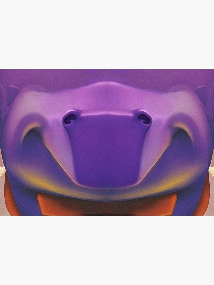 Masque « Spyro Purple Pyro Dragon Mouth », par Foxicopter | Redbubble