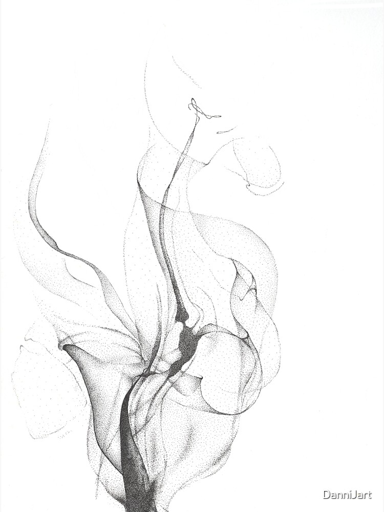 "Dot Work Smoke" Sticker by DanniJart | Redbubble