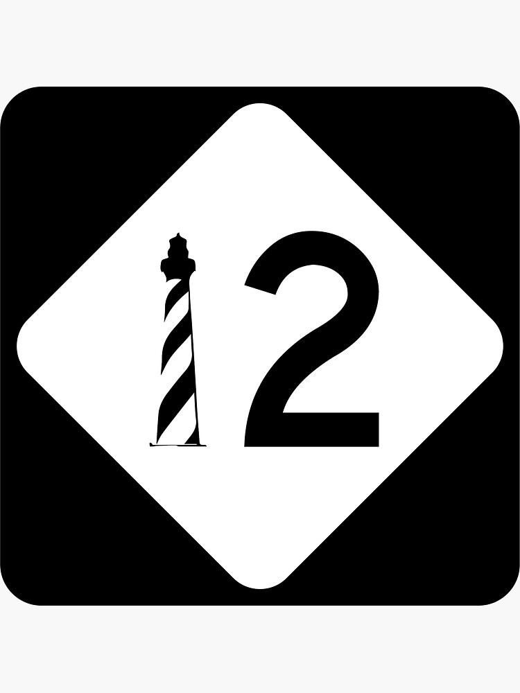 "Highway 12 Logo" Sticker for Sale by saxoffender | Redbubble
