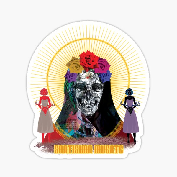 "Santisima Muerte" Sticker by StanleyHT | Redbubble