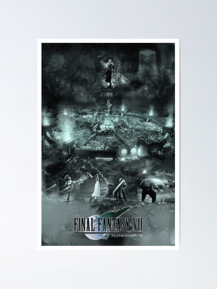 "Final Fantasy VII" Poster for Sale by BadManners | Redbubble