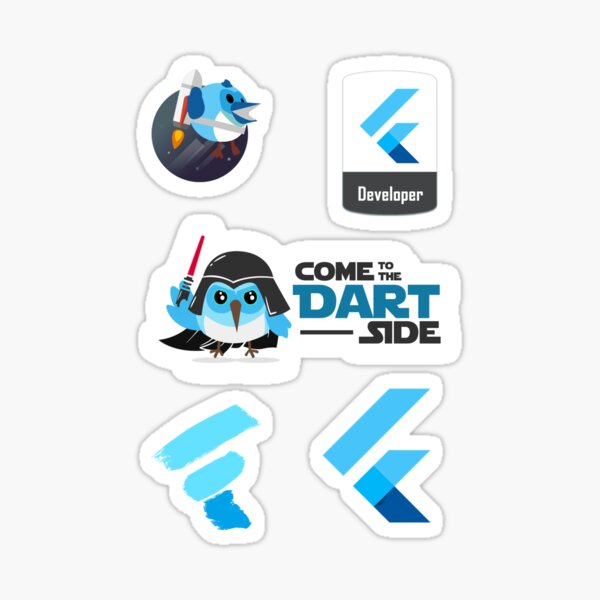 "flutter variety pack" Sticker for Sale by leesander | Redbubble