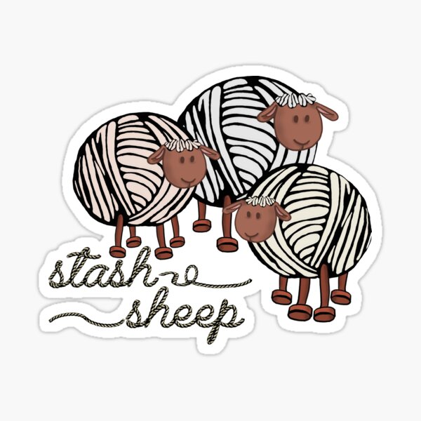 "Stash Sheep" Sticker by MSmeaton | Redbubble