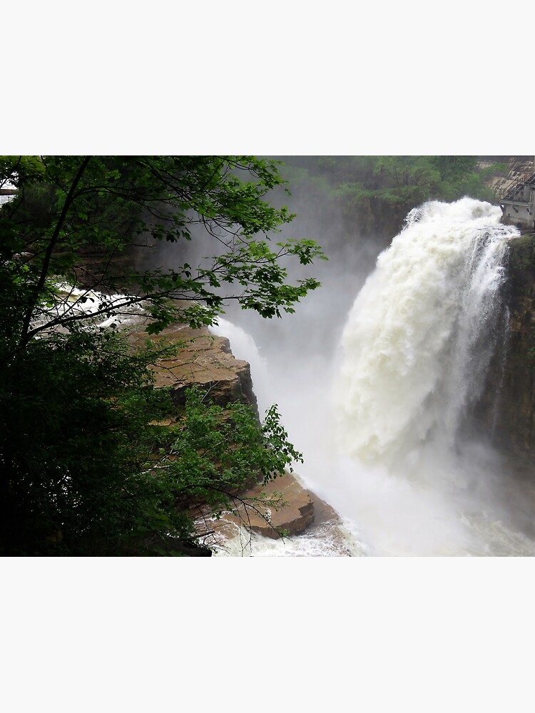 "Rainbow Falls at Ausable Chasm" Poster for Sale by CMcGrathPhotos ...