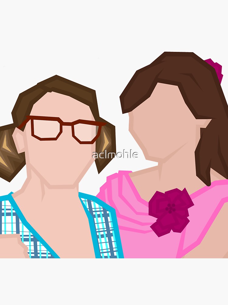 "Sally and Miss Cooter - Starkid's MAMD" Sticker for Sale by aclmohle ...