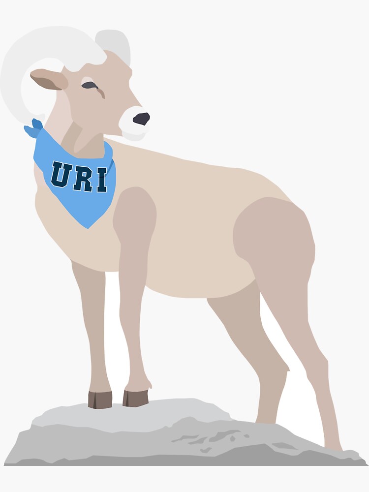 "URI Rams" Sticker for Sale by SZMdesigns | Redbubble