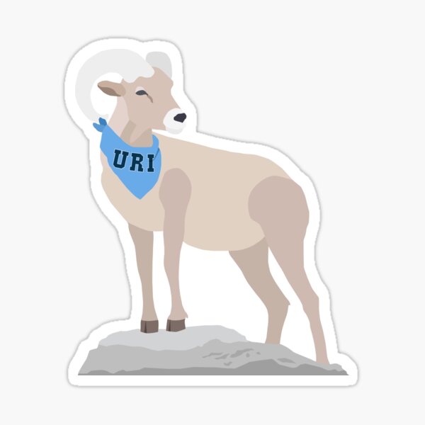 "URI Rams" Sticker for Sale by SZMdesigns | Redbubble