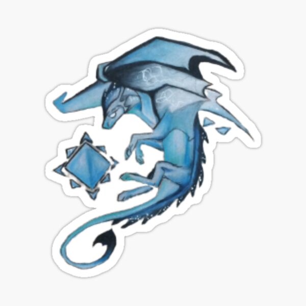 "Helios Dragon" Sticker for Sale by art-by-shay- | Redbubble