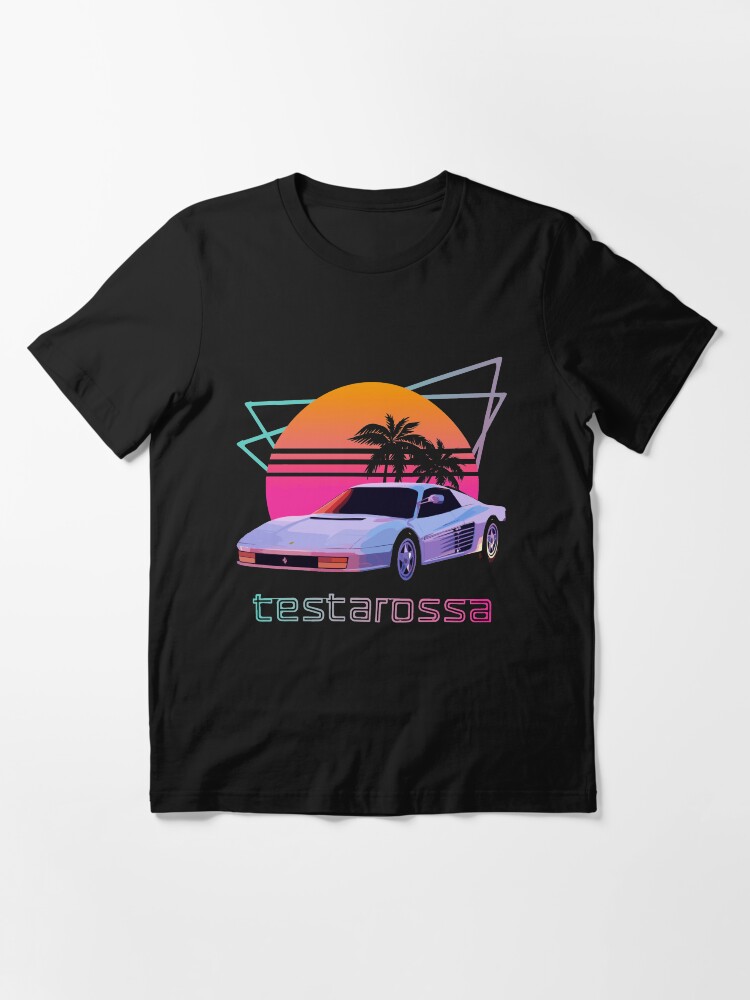 "80s Retrowave Testarossa" T-shirt for Sale by FromThe8Tees | Redbubble ...