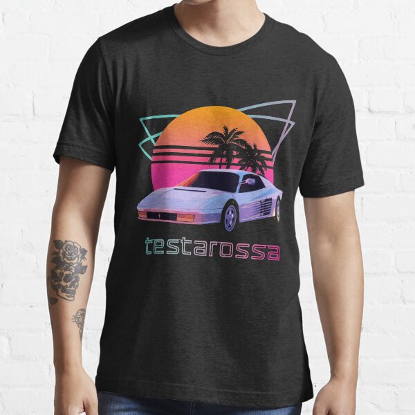 "80s Retrowave Testarossa" T-shirt for Sale by FromThe8Tees | Redbubble ...