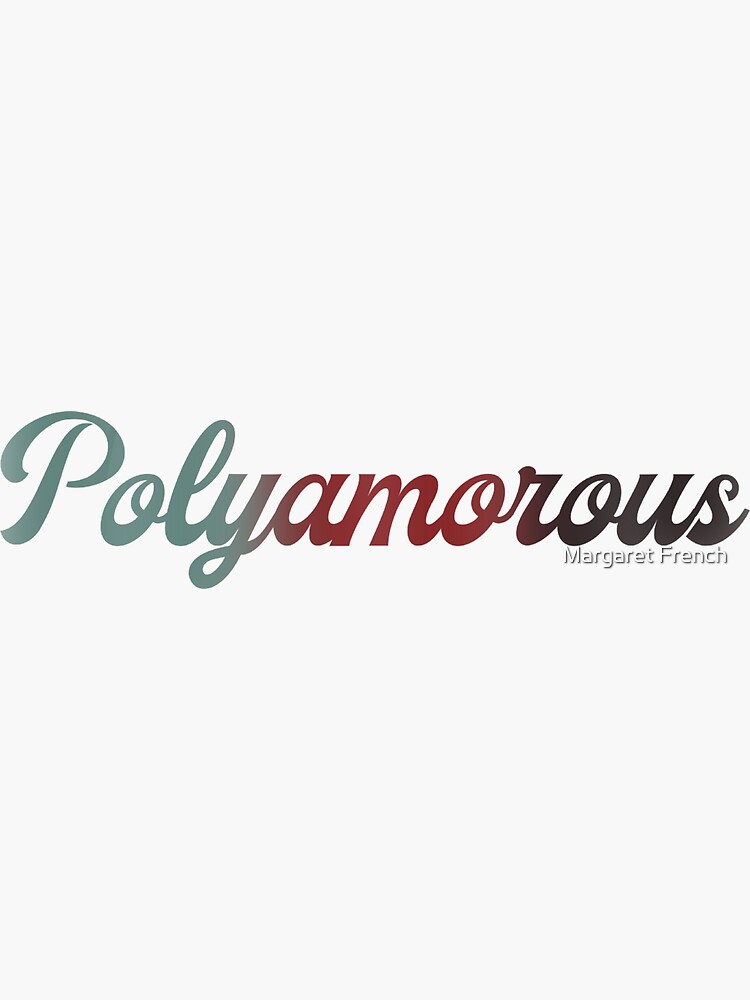 "Label Me (Polyamorous)" Sticker for Sale by Pegasaurus-Rex | Redbubble