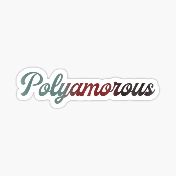 "Label Me (Polyamorous)" Sticker for Sale by Pegasaurus-Rex | Redbubble