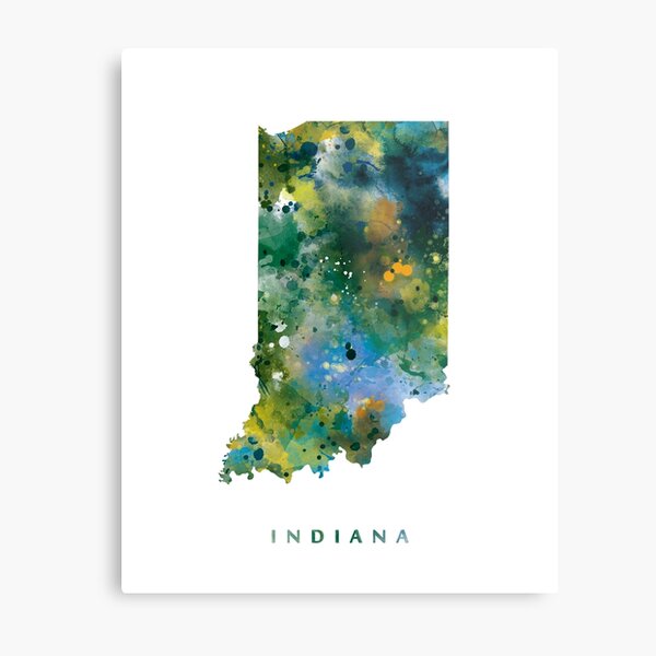 "Indiana" Metal Print for Sale by MonnPrint | Redbubble