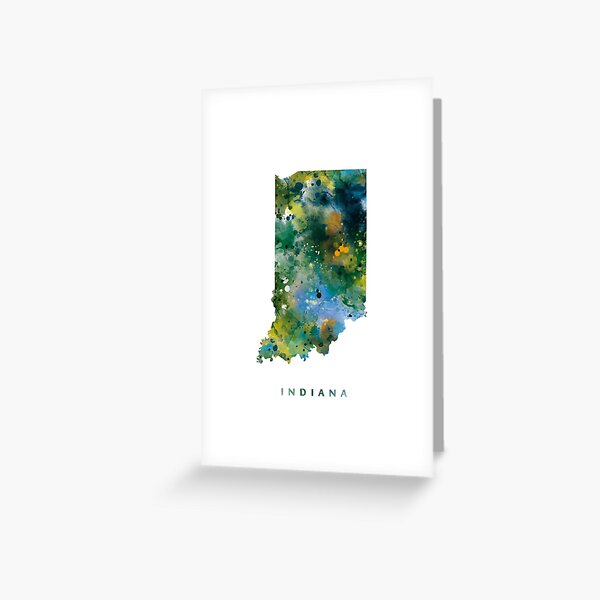 "Indiana" Greeting Card by MonnPrint | Redbubble