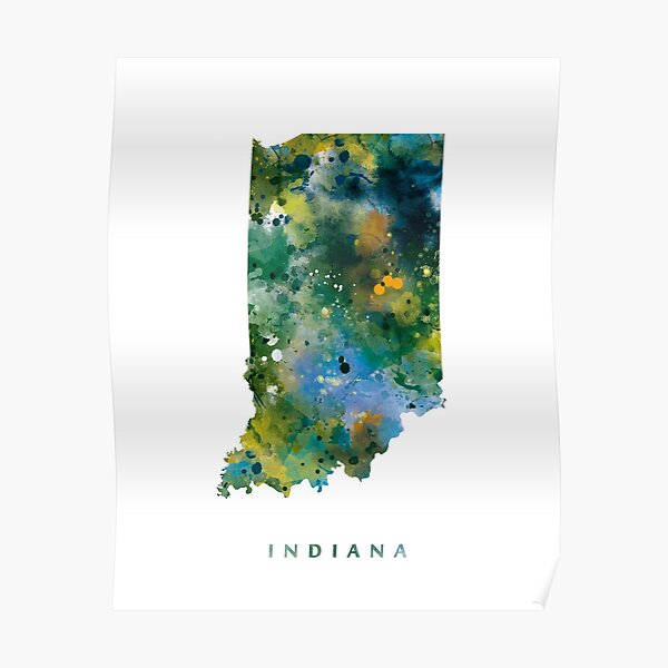 "Indiana" Poster for Sale by MonnPrint | Redbubble