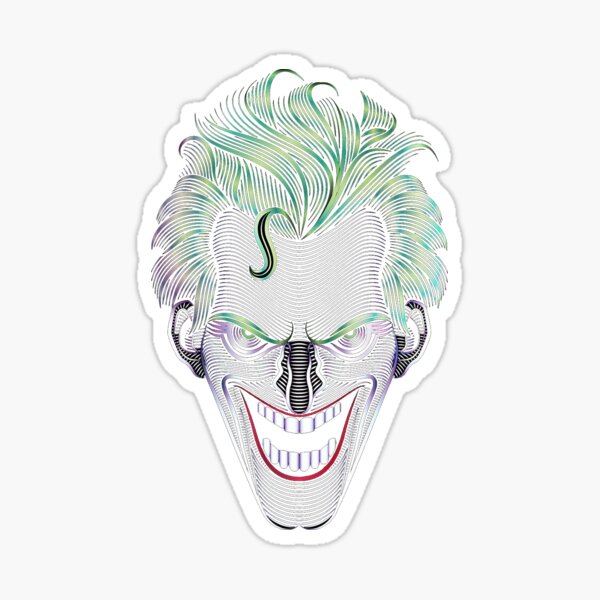 "The smile jocker" Sticker for Sale by khalidTshirt | Redbubble