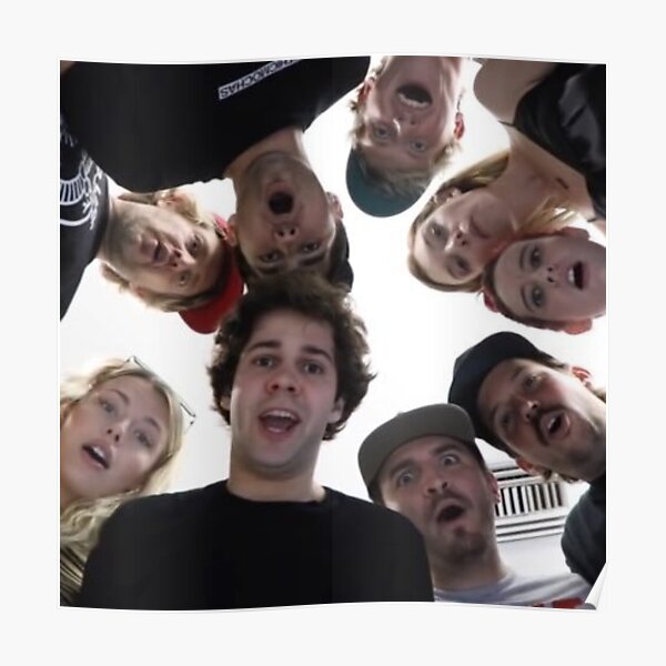 "David & Friends" Poster by cassidyeverritt | Redbubble