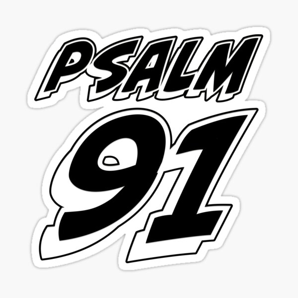 " Psalm 91 | Bible Verse | Christian" Sticker for Sale by ...