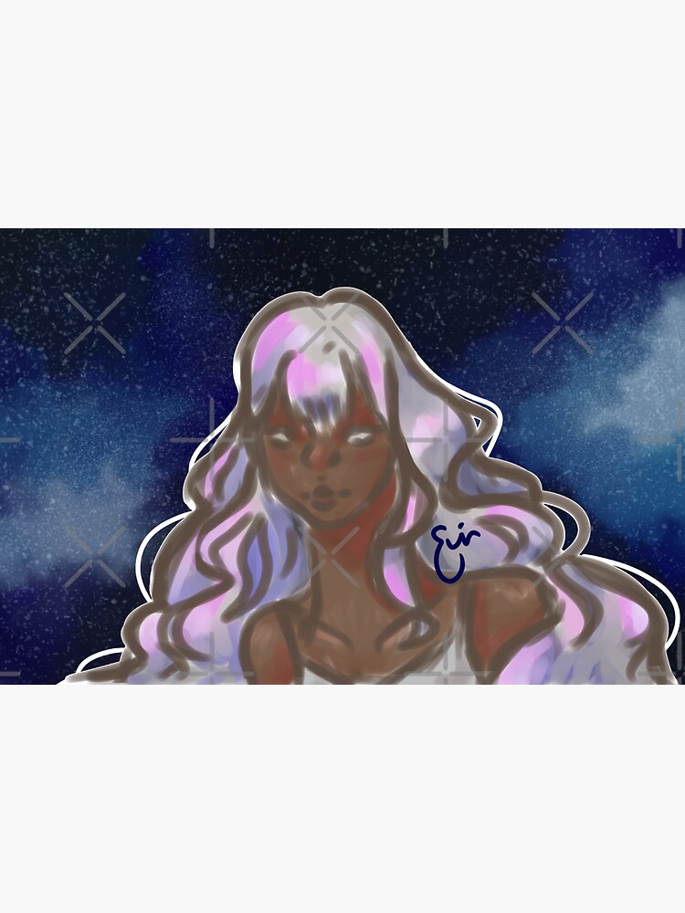 "galaxy girl" Sticker for Sale by eurtea | Redbubble