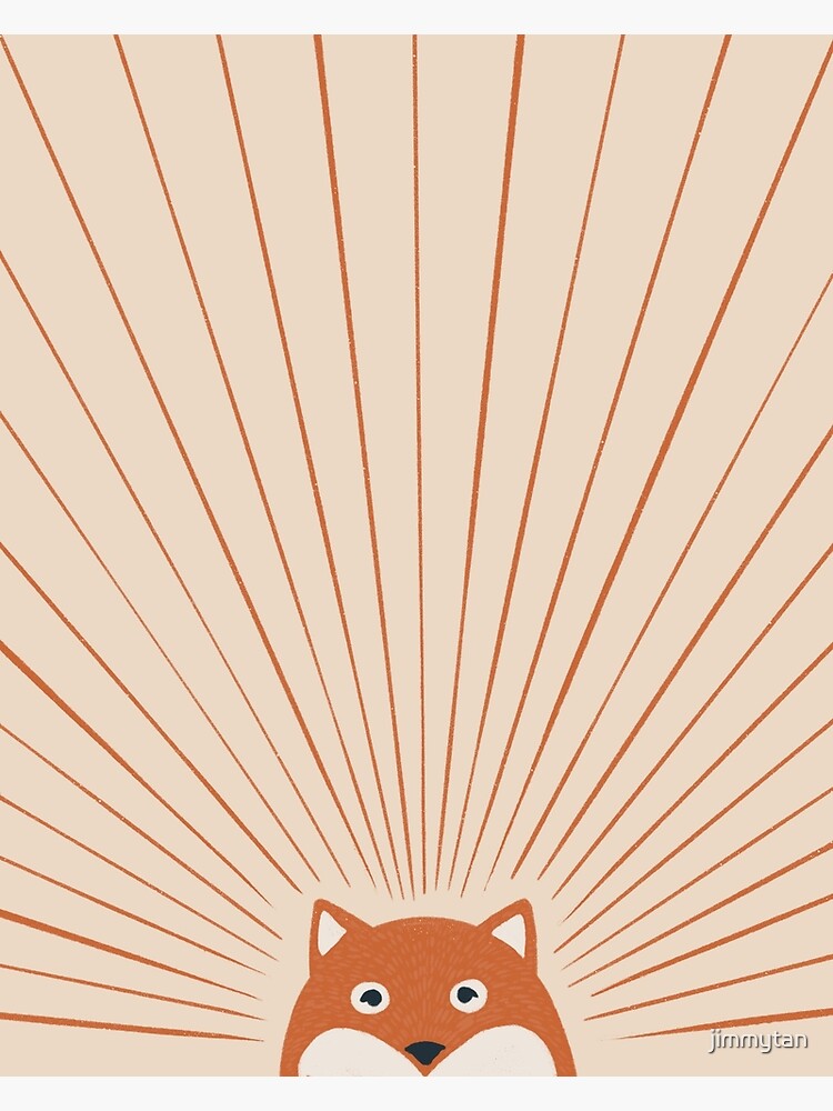 "Good Morning Sun - Foxy" Poster for Sale by jimmytan | Redbubble
