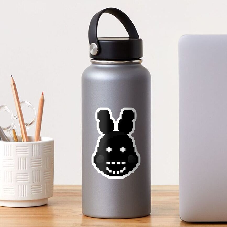 "Five Nights at Freddy's 2 - Pixel art - Shadow Bonnie" Sticker for ...