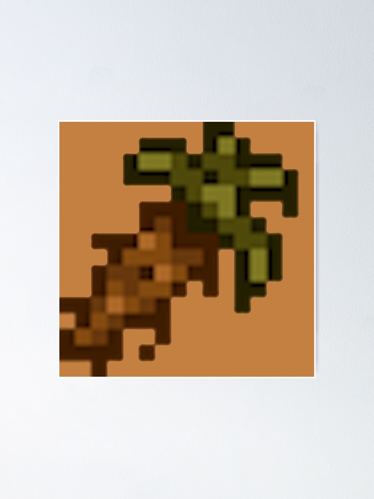 "Stardew Valley Pixel Cave Carrot" Poster by edevyor | Redbubble