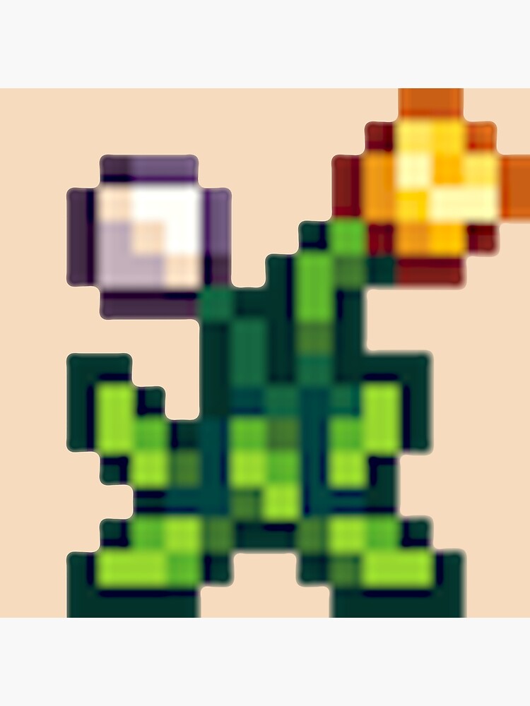 "Stardew Valley Pixel Dandelion" Poster by edevyor | Redbubble