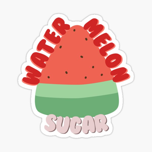 "watermelon sugar harry styles" Sticker for Sale by eliseabbott | Redbubble