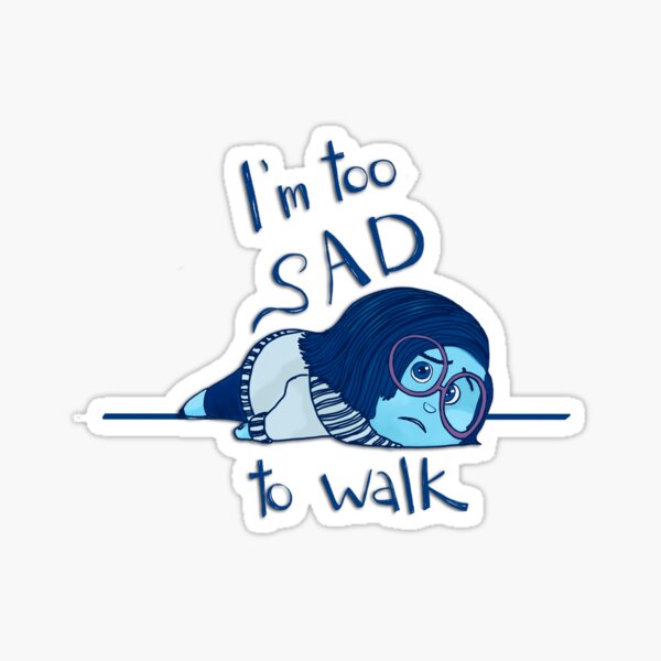 Sadness Stickers | Redbubble
