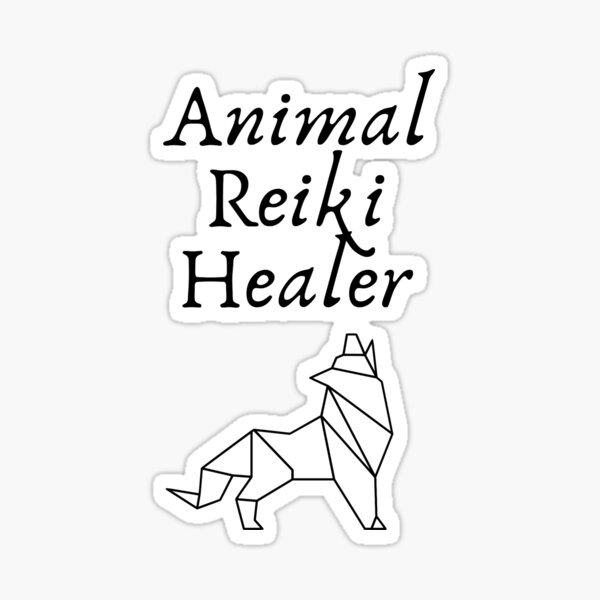 "Animal Reiki Healer" Sticker for Sale by Candichica | Redbubble