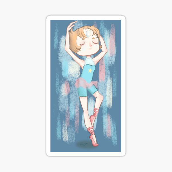 "Dancing pearl " Sticker for Sale by victoryah | Redbubble