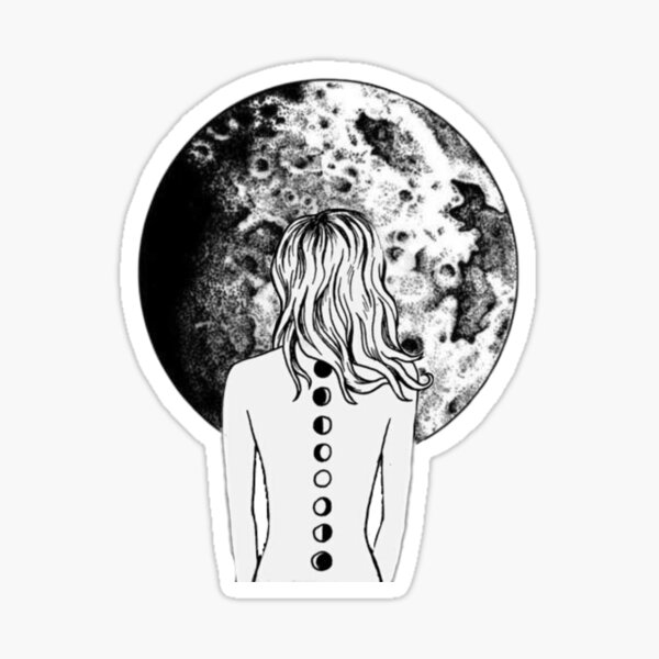 "Moon Child" Sticker for Sale by corey ann art | Redbubble