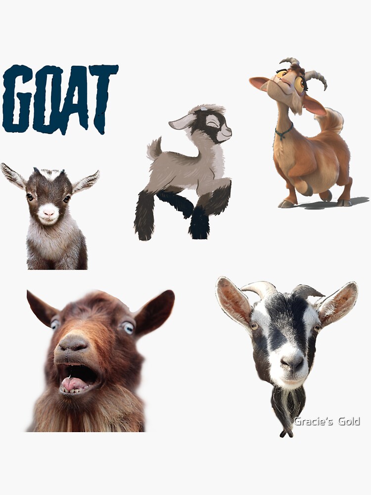 "Goat sticker pack" Sticker for Sale by corsiglia | Redbubble