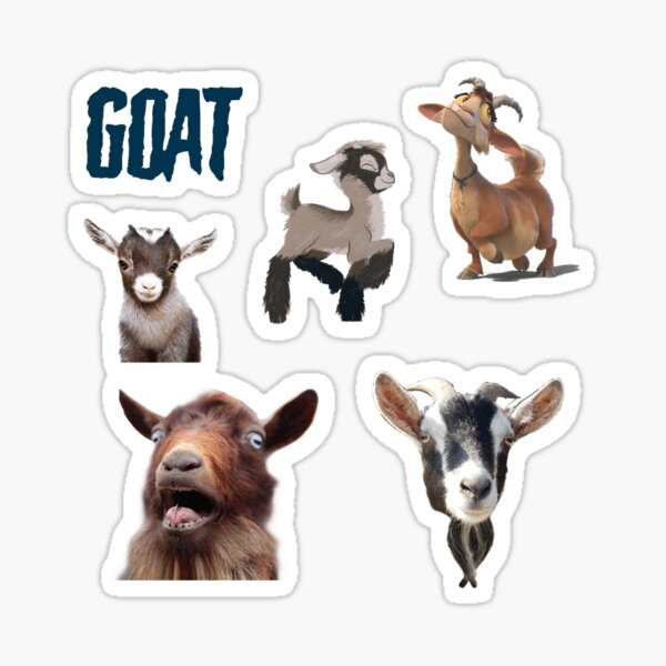 "Goat sticker pack" Sticker for Sale by corsiglia | Redbubble