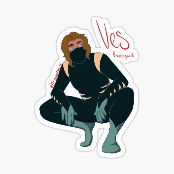 "Ves Rodriguez" Sticker for Sale by Thisnerdsaysno | Redbubble