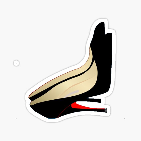 "Red bottoms" Sticker for Sale by Livrandel09 | Redbubble