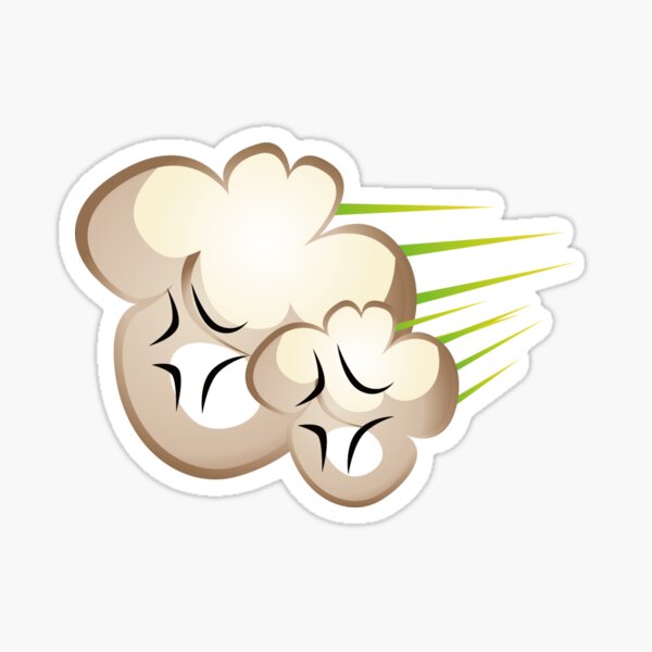 "Stinky Fart Gas Cartoon" Sticker for Sale by sportify | Redbubble