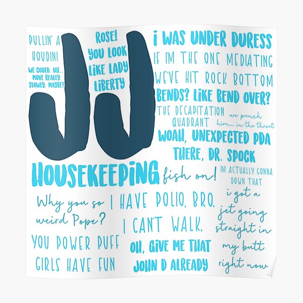 "JJ Outer Banks S1 Quotes" Poster for Sale by mutualletters | Redbubble