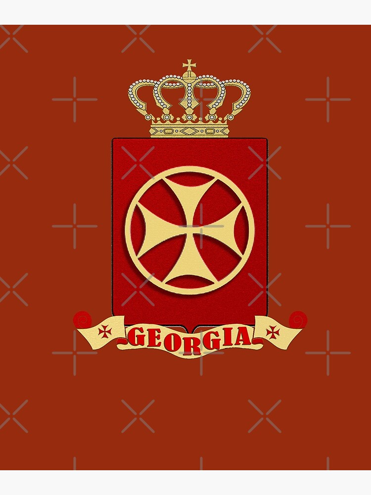 Póster «Escudo de armas de Georgia, versión antigua de regalo ...