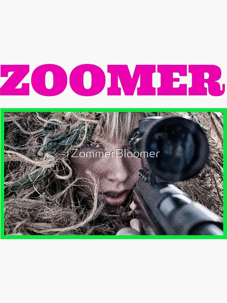 "Zoomer Generation Z Merch" Sticker for Sale by ZommerBloomer | Redbubble
