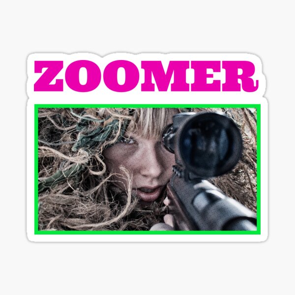 "Zoomer Generation Z Merch" Sticker for Sale by ZommerBloomer | Redbubble