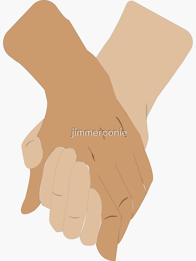 "Hands" Sticker by jimmeroonie | Redbubble