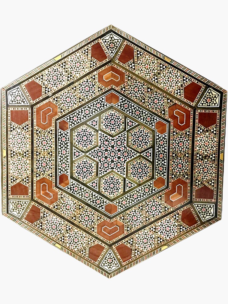 "Unique Mosaic art of Damascus" Sticker by Jo-2020 | Redbubble